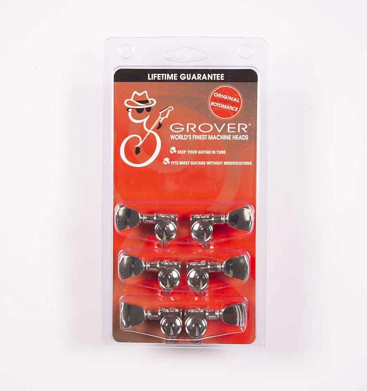 Genuine Grover Original Rotomatic 3x3 Nickel, Keystone Button | Reverb