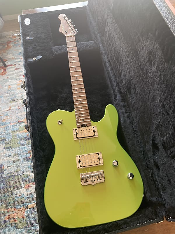 Chubtone Hot Rodded Tele 2022 - Electric Lime Green | Reverb