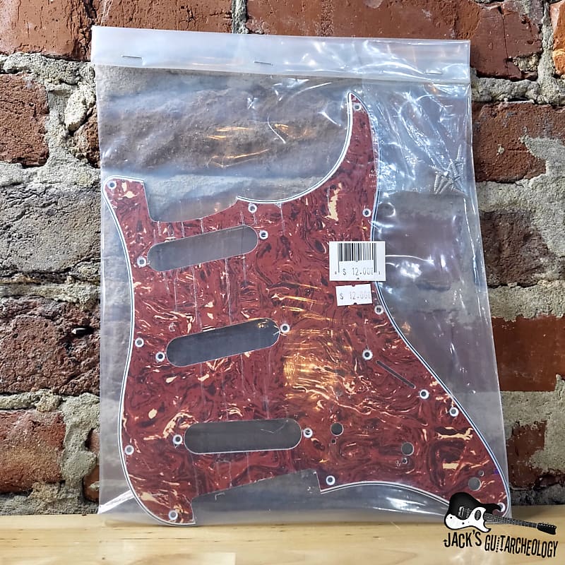 Seismic Audio Fender Stratocaster Pickguard (Tortoise Shell) | Reverb