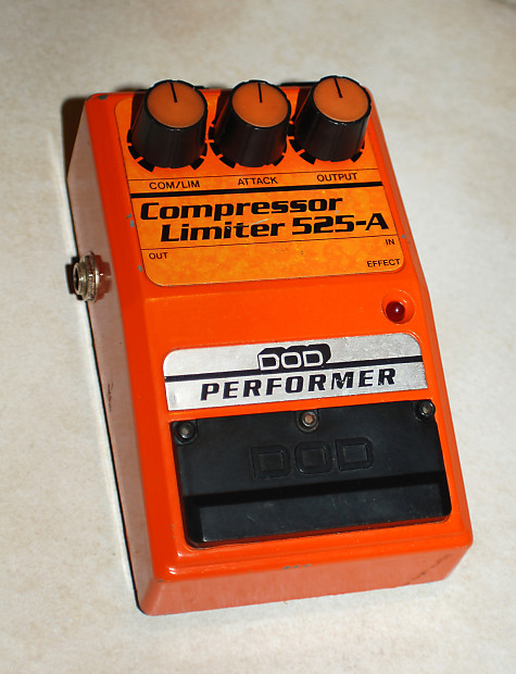 1980s DOD 525-A Compressor Limiter Pedal - Made in USA | Reverb