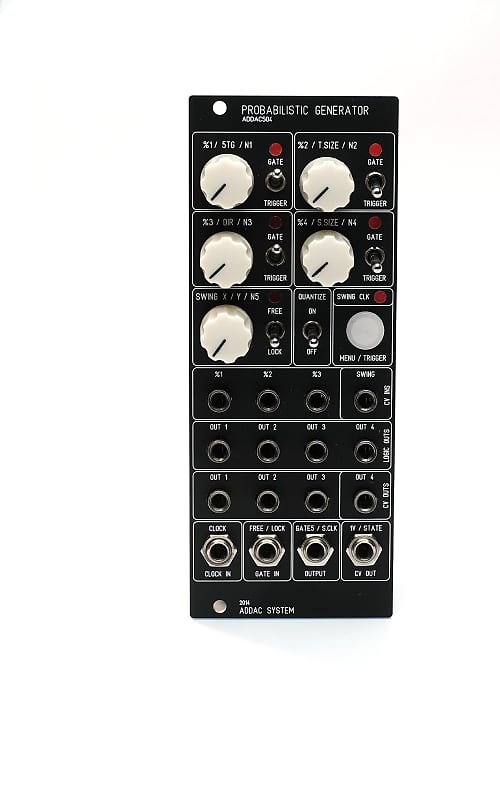ADDAC System ADDAC504 Probabilistic Generator 2014 - | Reverb Canada