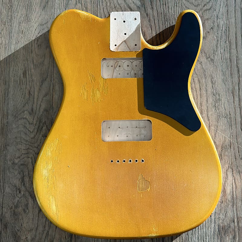 SHC - relic / aged TV yellow - telecaster style - single | Reverb