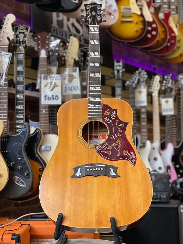 Gibson Dove Custom w/ Replaced Hummingbird Pickguard | Reverb