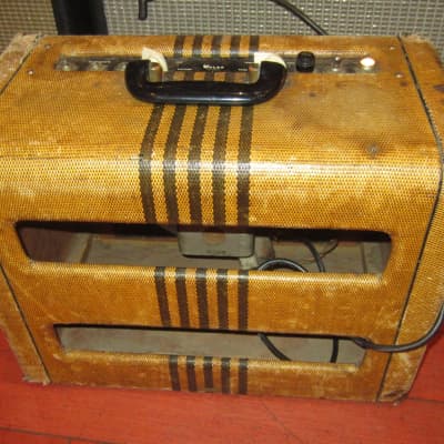 Vintage Circa 1951 Valco Chicago 51 Combo Amp Two Tone Brown | Reverb