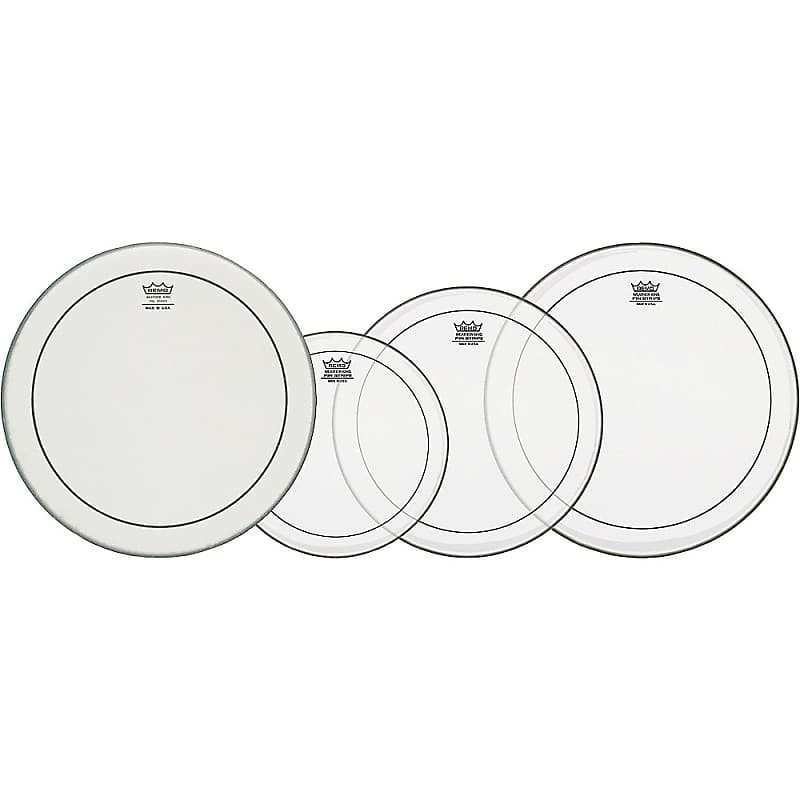 Remo Clear Pinstripe Fusion Pro Pack with Free 14 in. | Reverb