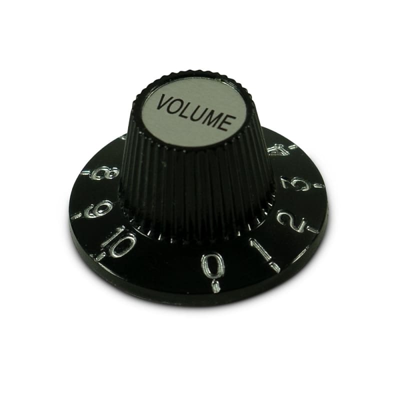 "Witch Hat" USA 24 Spline Knob Black-Volume | Reverb