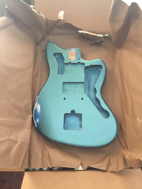 Mark Jenny Jazzmaster Body 2016 Relic'd Pelham Blue | Reverb
