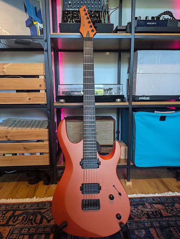 Kiesel Aries 6 Baritone 2021 - Lambo Metallic Orange | Reverb