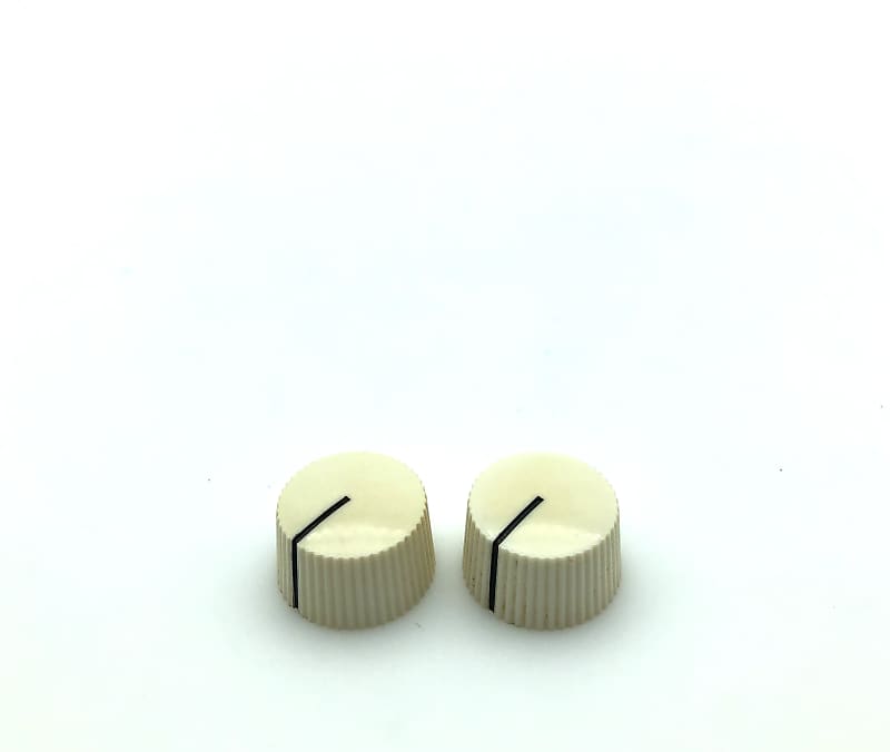 2 Vintage Brownface Style Cupcake Amp Knobs Ivory | Reverb