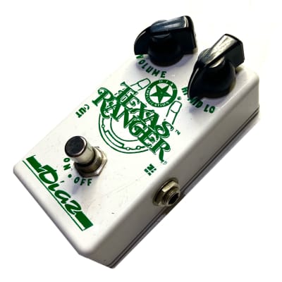 Cesar Diaz Texas Ranger White Germanium SRV Treble Booster | Reverb