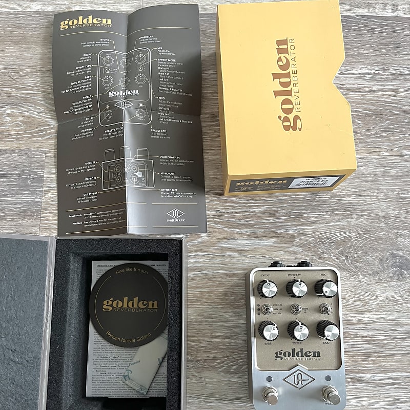Universal Audio Golden Reverberator 2021 - Present - Gold | Reverb