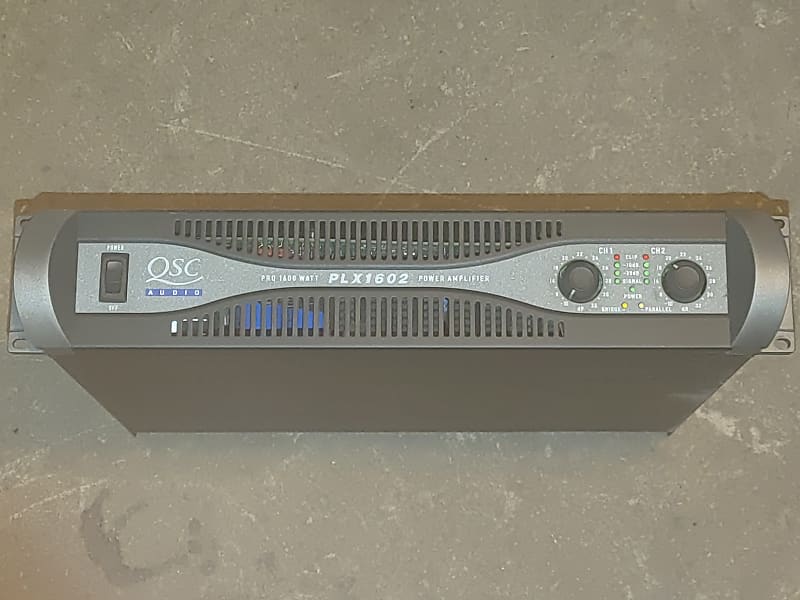 QSC Plx 1602 Black | Reverb