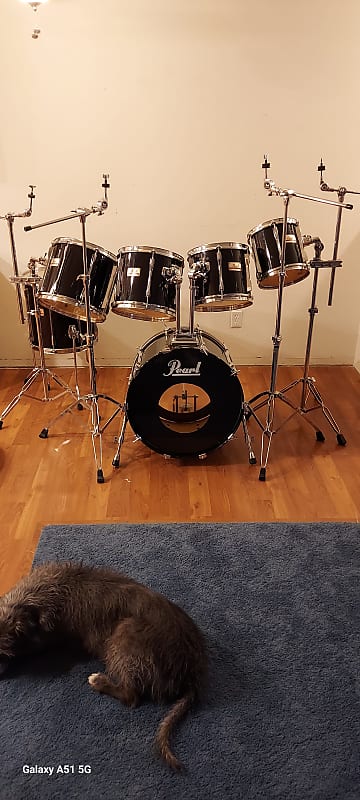 Pearl Mlx drums 1990-92 - Piano Black | Reverb