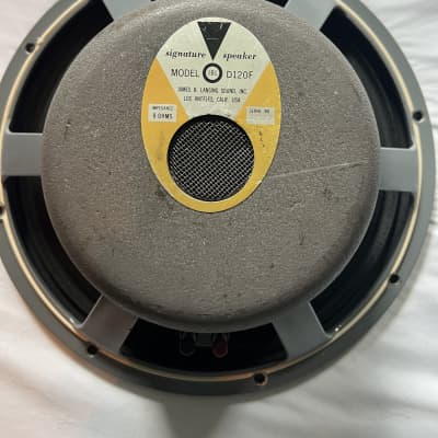 Vintage JBL D120F 16ohm Speaker Pair | Owned by J.D. Simo | | Reverb