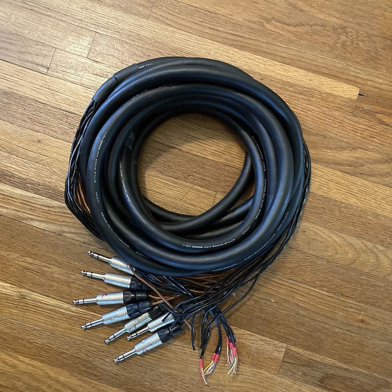 Mogami 16 Channel 22 Foot Balanced Audio Snake. 8 TRS 1/4" to | Reverb