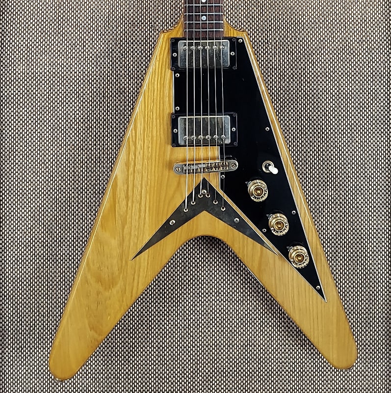 1975 Greco Flying V - SUPER RARE - Clean Guitar! - No Fret | Reverb