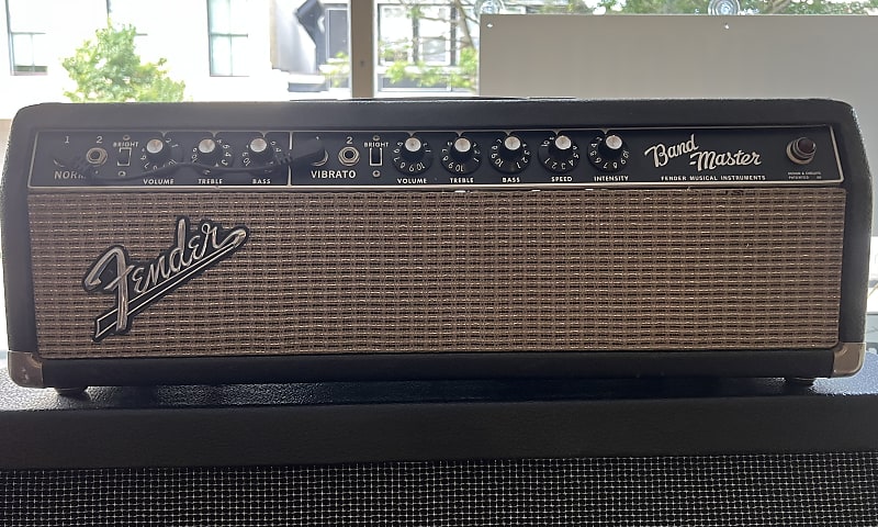 VINTAGE 1967 FENDER Band~Master AB763 Tube Amp Head~Black | Reverb