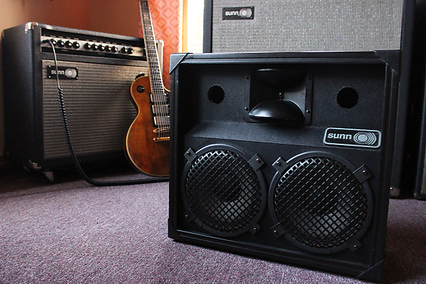 Rare Vintage Sunn 1208H Speaker Cabinet Monitor Guitar Bass | Reverb