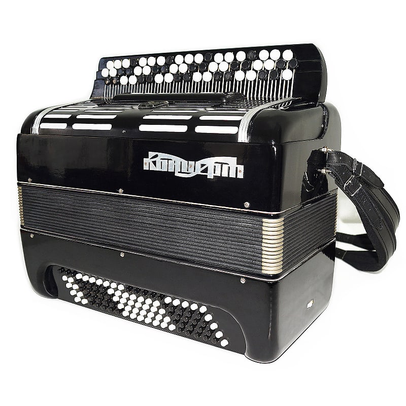 Concert Double Cassotto Russian Bayan Button Accordion New Reverb