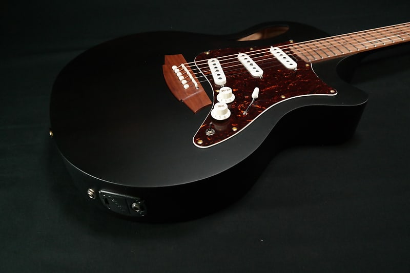 Cole Clark CCTL2EC-BLBL-SSS-BLK New TRUE HYBRID Thinline, All | Reverb