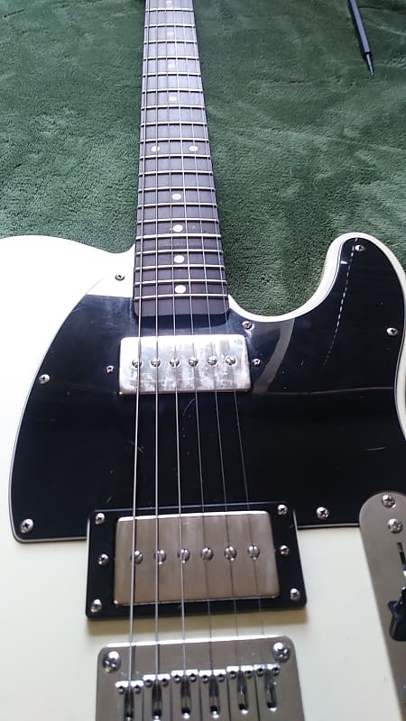 Squier Contempory Telecaster Alpine White, P90's, xtra Stk | Reverb
