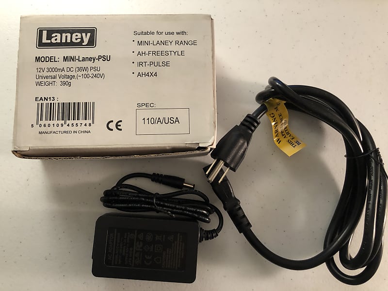 Mini-Laney-PSU 12V for AH Freestyle, IRT Pulse, AH 4x4 | Reverb