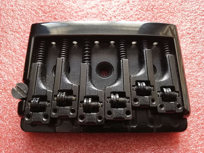 SCHALLER 3D-6 Fixed Hardtail Guitar Bridge - BLACK | Reverb