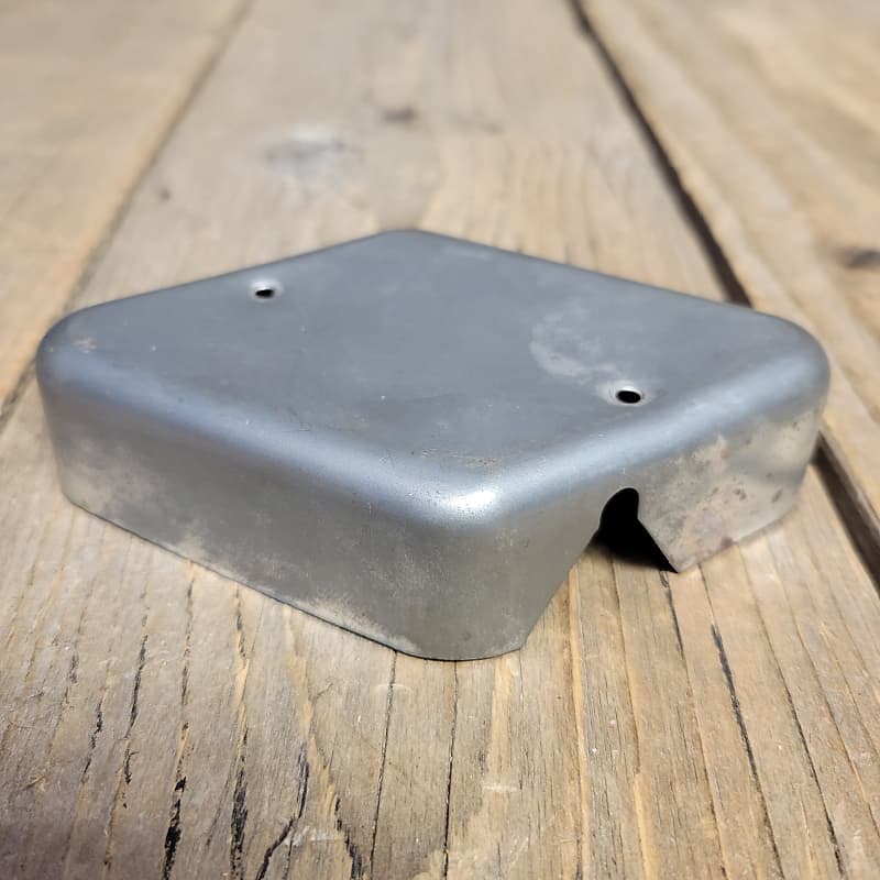Gibson Les Paul Control Cavity Shield Cover no Screws - 1970s | Reverb