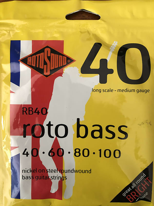 Rotosound Rotosound RB40 Nickel on Steel Bass Strings, 40-100 | Reverb
