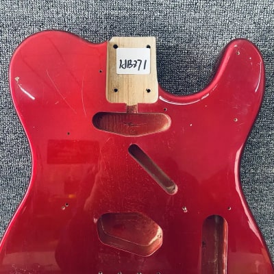 Metallic Red Tele Telecaster Style Guitar Basswood Body | Reverb
