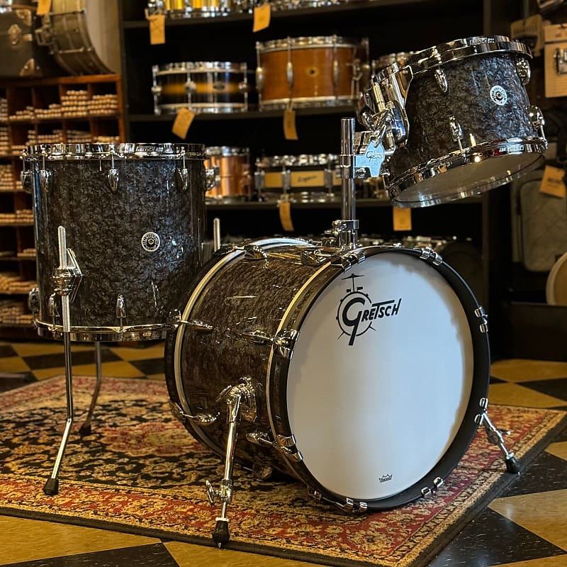 NEW Gretsch Brooklyn 3pc Bop Outfit in Deep Black Marine | Reverb
