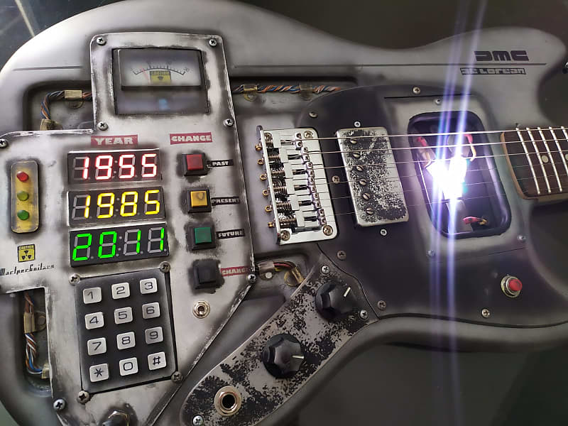 Fender Mustang "Delorean" - Back to the Future - by Martper | Reverb