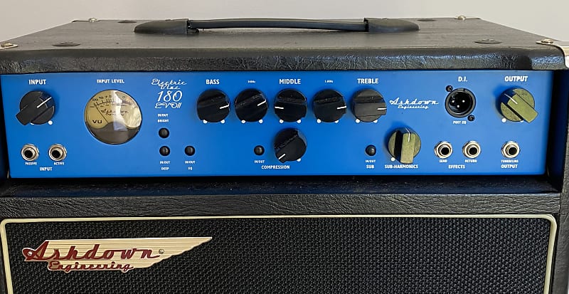 Ashdown Electric Blue 180 mid-2010s - Black / Blue | Reverb UK