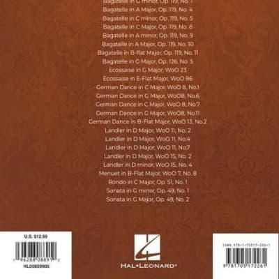 Intermediate Beethoven Favorites - The Classical Piano Sheet | Reverb