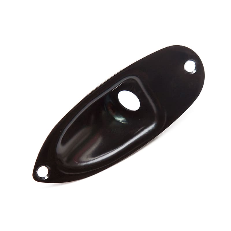 Gotoh JCS-1 Stratocaster Jack Plate (Black) | Reverb