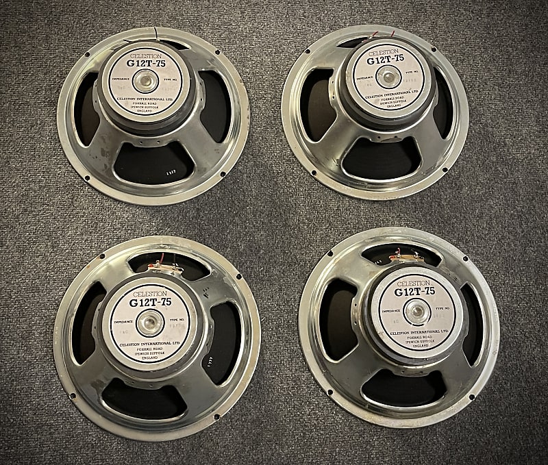 Rare Vintage 1985 Celestion G12T-75 / G12-65 12” 16ohm Guitar | Reverb