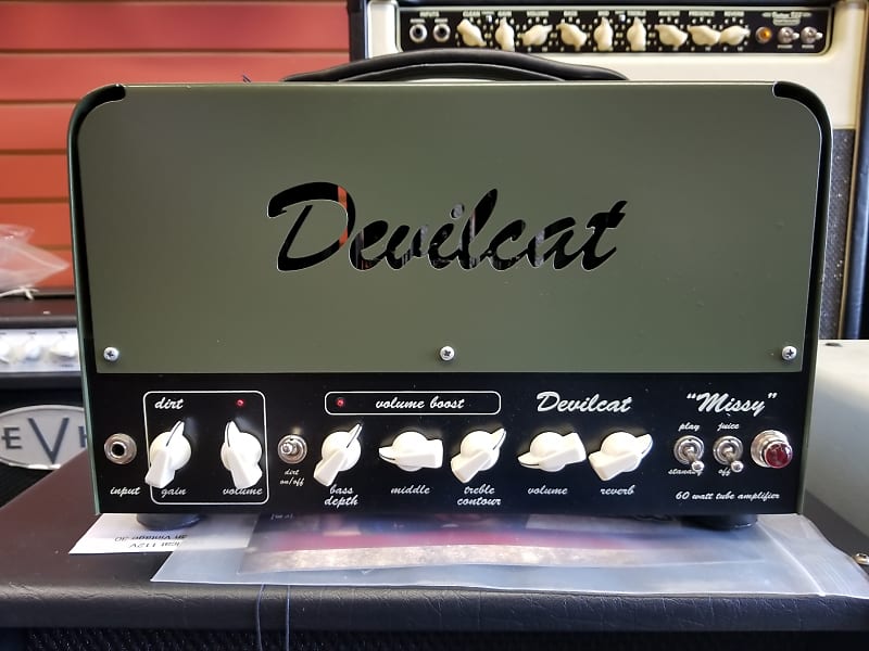 Devilcat Missy/Lunch Box/60 Watt/Tube Amp/Made in USA/Army | Reverb