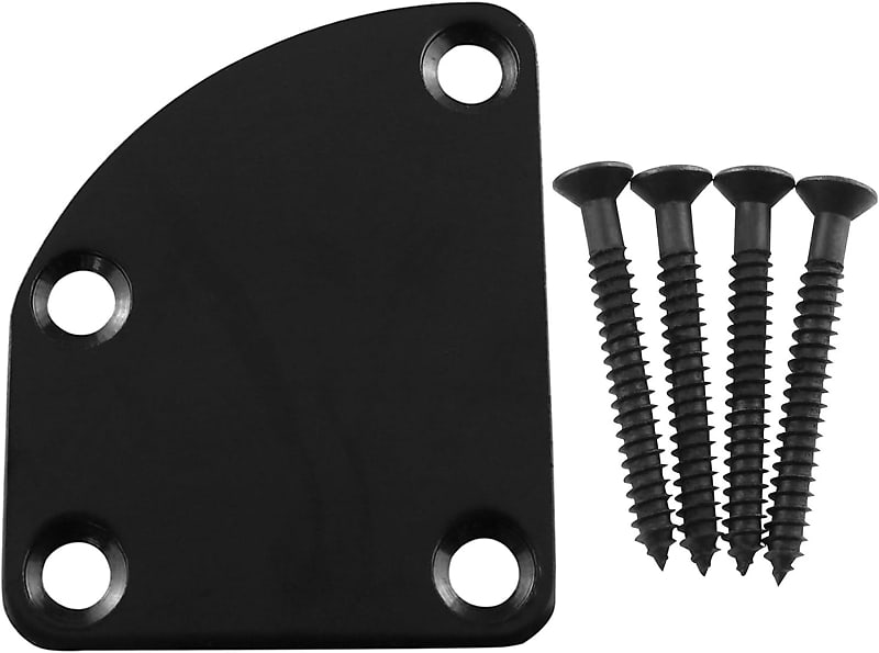 1 SET Electric Guitar Neck Plate Curved Cutaway Semi Round | Reverb