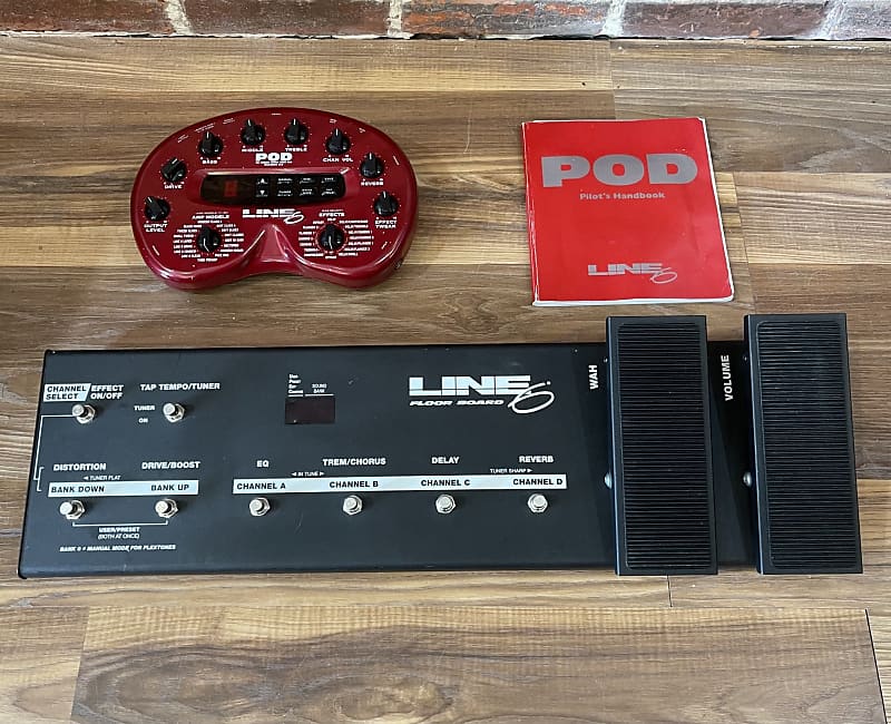 Line 6 POD 2.0 Multi-Effect/Amp Modeler + Line 6 POD Floor | Reverb