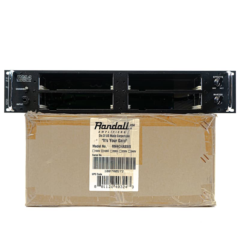 Randall RM4 Guitar Amp Head for 4-channel Modular Tube Preamp | Reverb