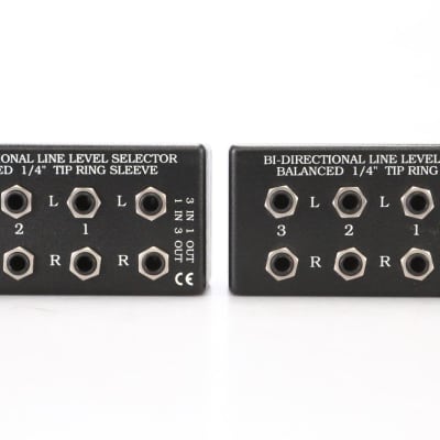 2 Coleman Audio LS3 Line Level Selectors & Rolls Promatch | Reverb
