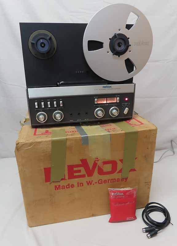 Vintage Revox A77 3 Motor 2 Speed Reel to Reel Tape Recorder | Reverb
