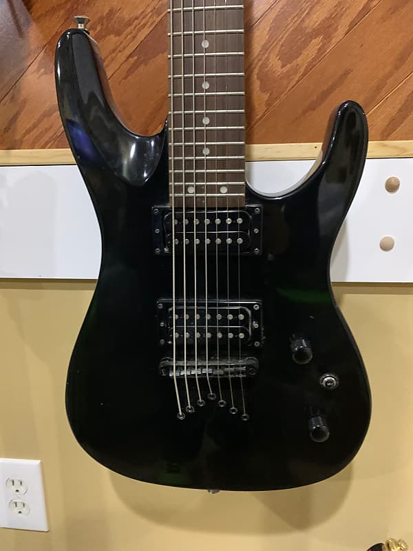 Dean Vendetta XM-7 string Trans Black | Reverb