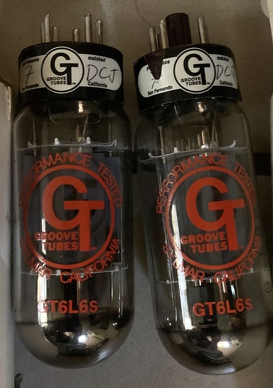 TWO Groove Tubes GT6L6S Power Tubes Quartet | Reverb