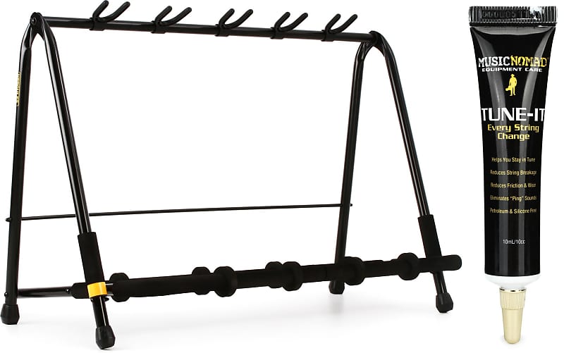 Hercules Stands GS525B Multi-guitar Rack for up to 5 Guitars | Reverb