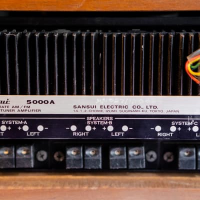 Sansui 5000A Solid State Stereo Tuner Amp Vintage Tested | Reverb