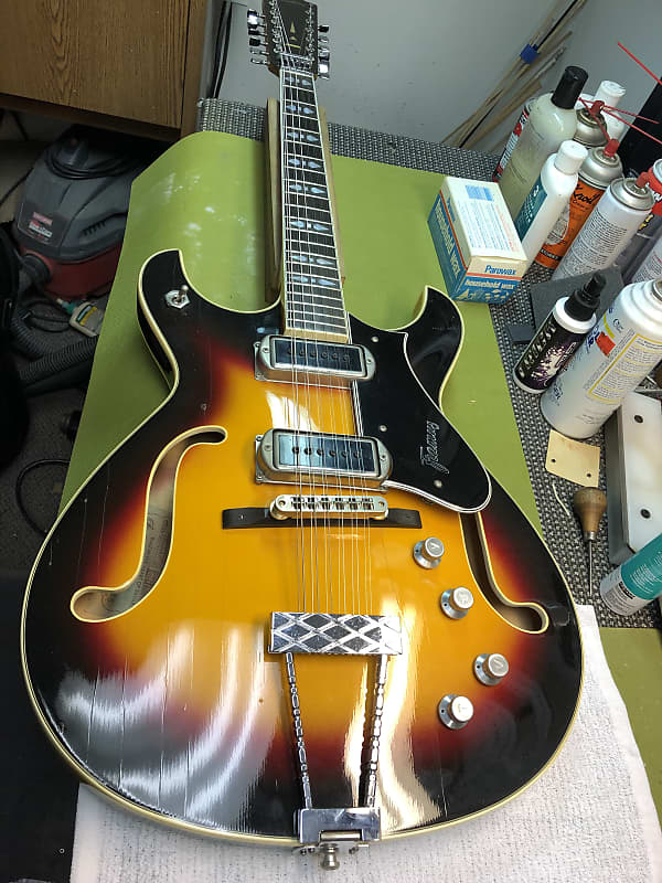 Framus DeLuxe 5/021 12 String 1968 sunburst | Reverb