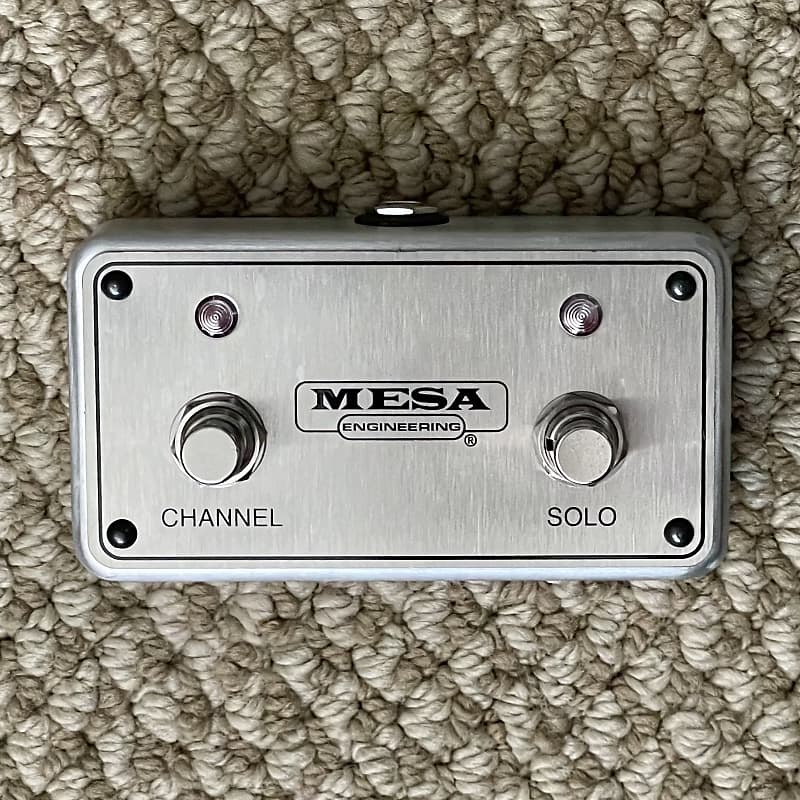 Mesa Boogie 2 Button Footswitch - Channel, Solo - Stainless | Reverb