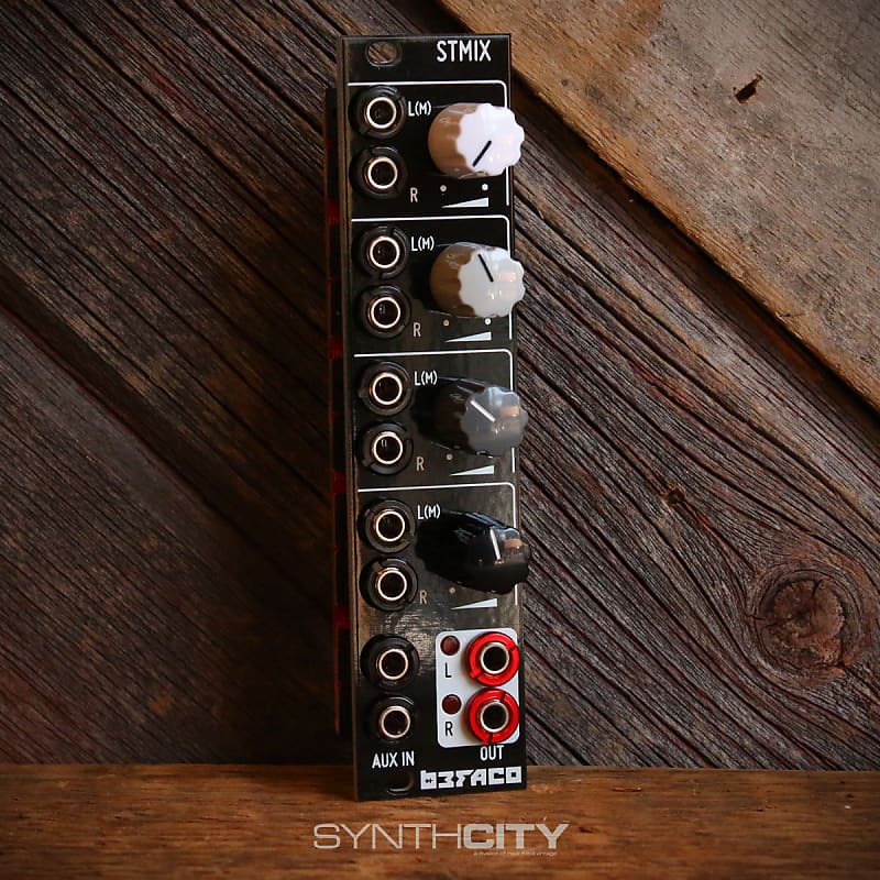 Befaco STmix 4-Channel Stereo Mixer | Reverb