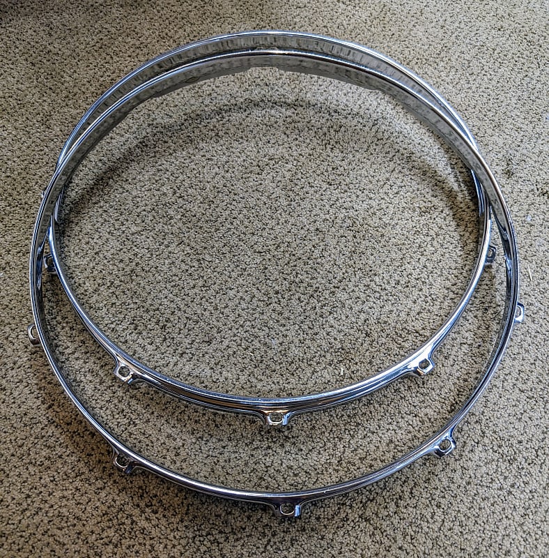 Yamaha MIJ 14" Triple-Flanged Snare Hoop 10-Lug (1980s, | Reverb